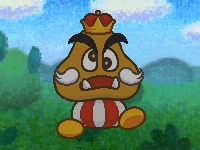 Goomba King | Paper Mario Baddie Trading Card Game Wiki | Fandom
