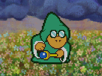 Green Magikoopa | Paper Mario Baddie Trading Card Game Wiki | Fandom