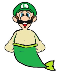 Merman Luigi | Paper Shin a.k.a Keroro Gunsou Wiki | Fandom