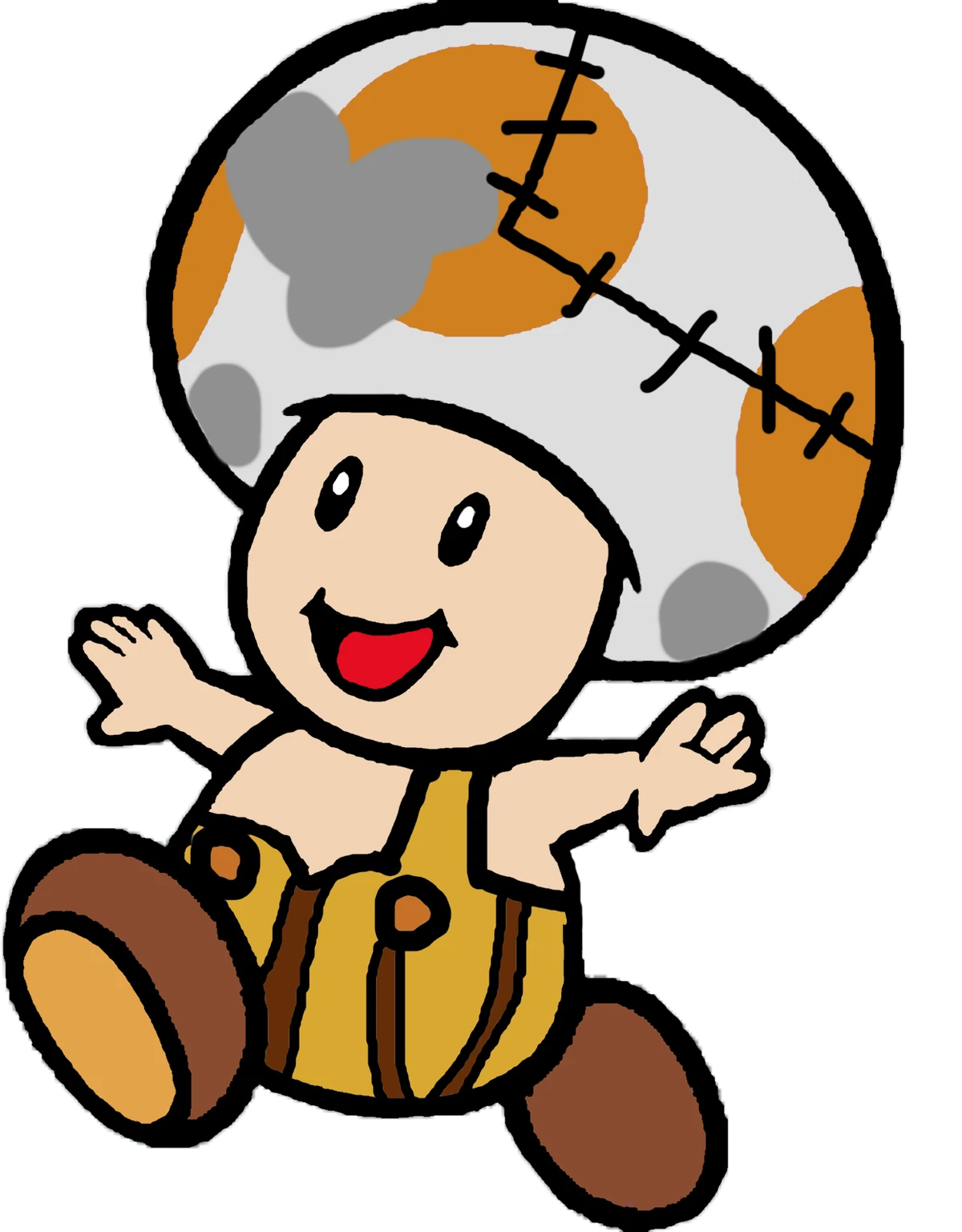 Shipwrecked Sailor Toad | Paper Shin a.k.a Keroro Gunsou Wiki | Fandom