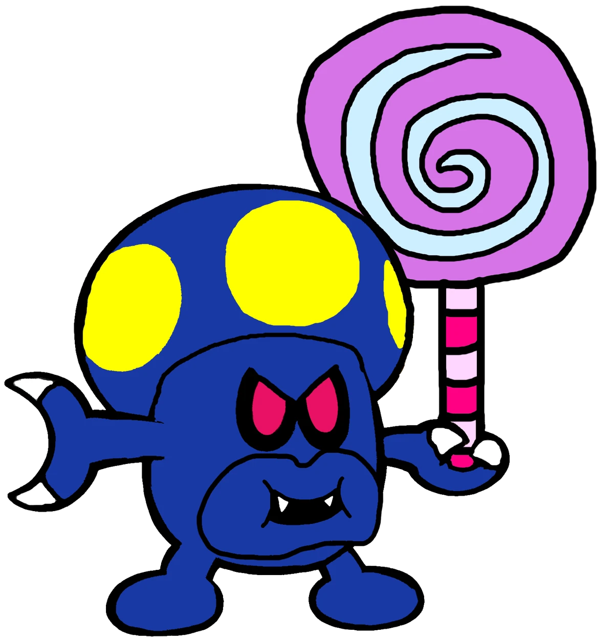 Blue Shroob Monster | Paper Shin a.k.a Keroro Gunsou Wiki | Fandom