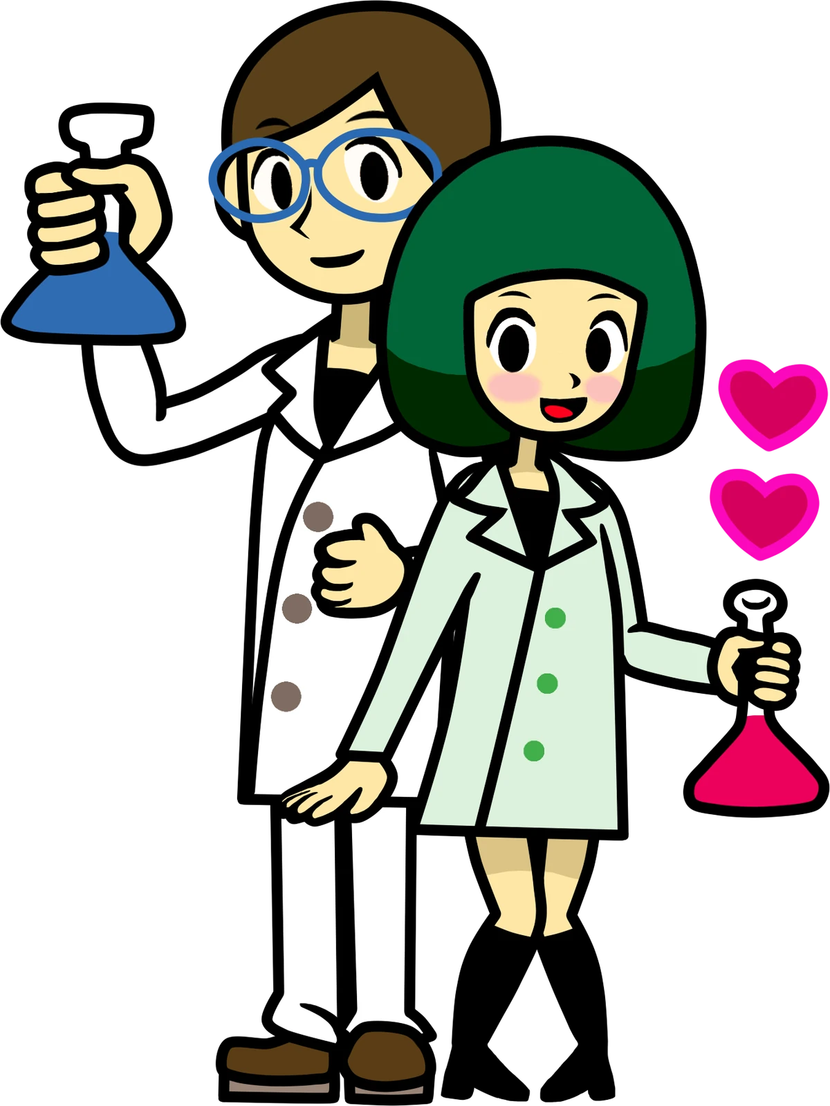 Research Scientists of Love Lab | Paper Shin a.k.a Keroro Gunsou Wiki ...