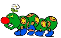 Wiggler (Super Mario Sunshine) | Paper Shin a.k.a Keroro Gunsou Wiki ...