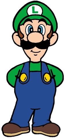 Paper Luigi Standing