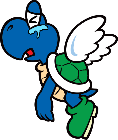 Sad Green Paratroopa | Paper Shin a.k.a Keroro Gunsou Wiki | Fandom