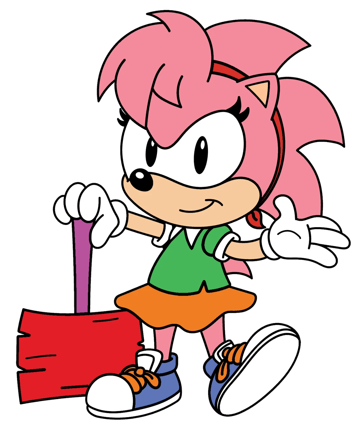 Amy Rose (AoSTH) | Paper Shin a.k.a Keroro Gunsou Wiki | Fandom