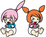 Baby Kat & Baby Ana | Paper Shin a.k.a Keroro Gunsou Wiki | Fandom