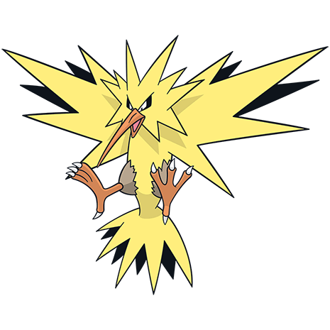 Zapdos | Paper Shin a.k.a Keroro Gunsou Wiki | Fandom