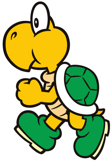 Paper Koopa Troopa Shell