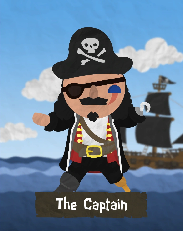 The Captain | Paper Pirates Wiki | Fandom