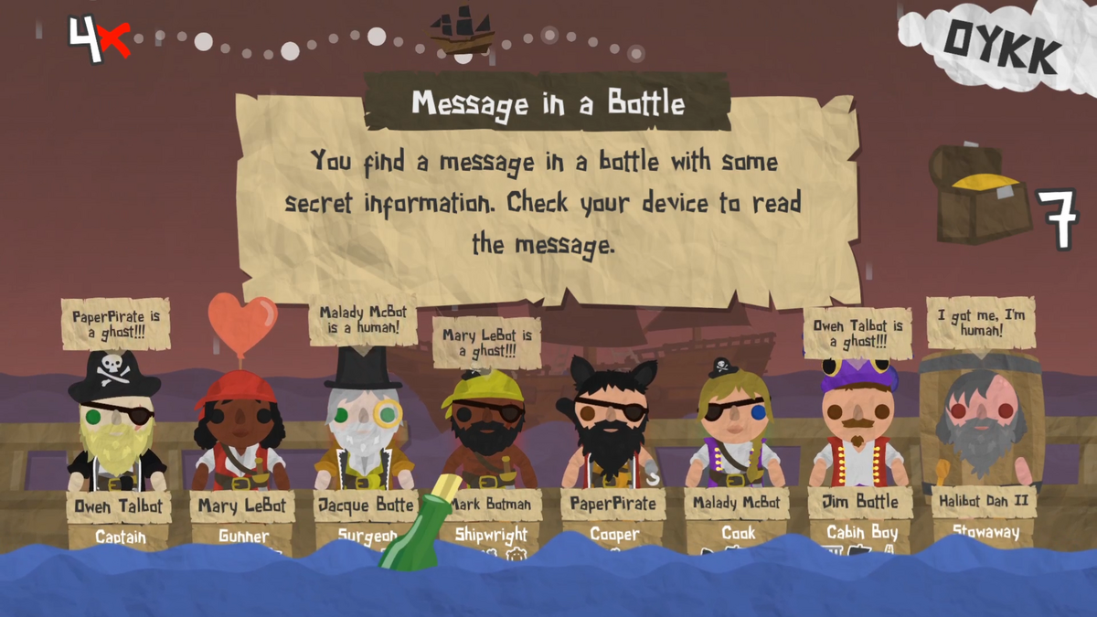 Message in a Bottle | Paper Pirates Wiki | Fandom