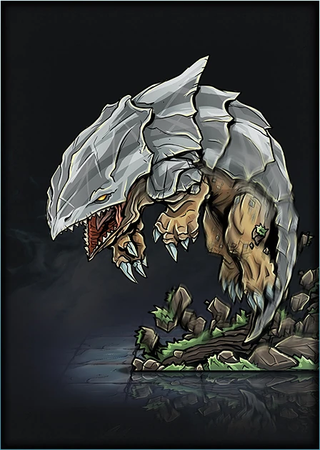 Bulette Encounter mini (Printable Heroes, Patreon) | Papercraft Gaming Wiki | Fandom