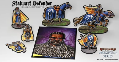 Stalwart Defender Battle Pose mini (Kev's Lounge, Champions Series ...
