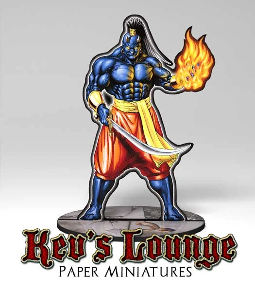 Oni Mage mini (Kev's Lounge, Bexim's Bazaar) | Papercraft Gaming Wiki ...