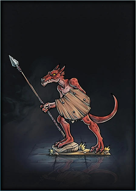 Kobold - 03 mini (Printable Heroes, Kobold - Set 01) | Papercraft ...