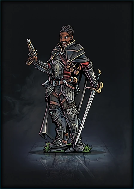 Human - Gunslinger - 02 mini (Printable Heroes, Patreon) | Papercraft ...