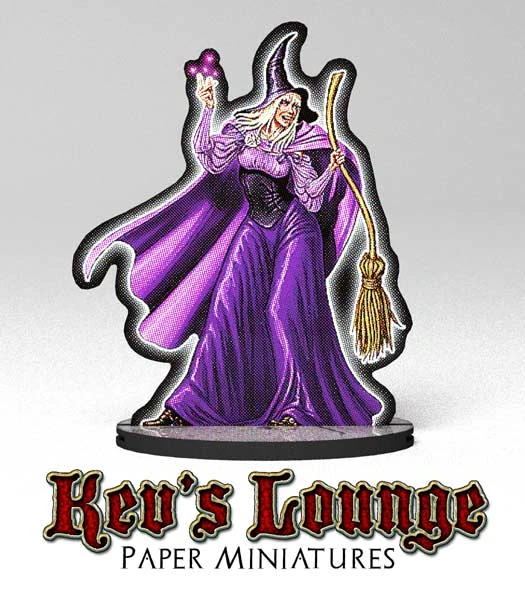 Fledgeling Witch mini (Kev's Lounge. It's a Kind of Magic) | Papercraft ...