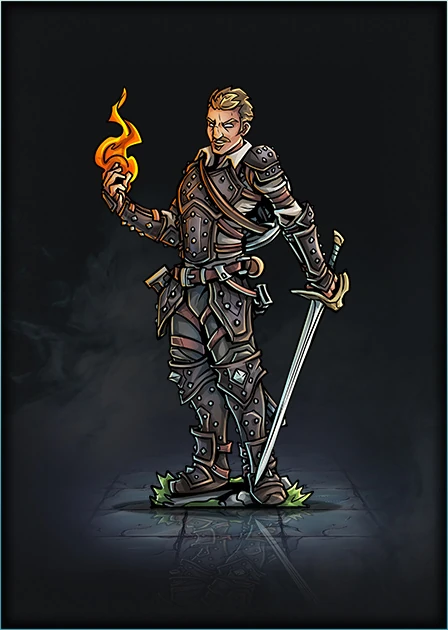 Human - Eldritch Knight mini (Printable Heroes, Patreon) | Papercraft ...