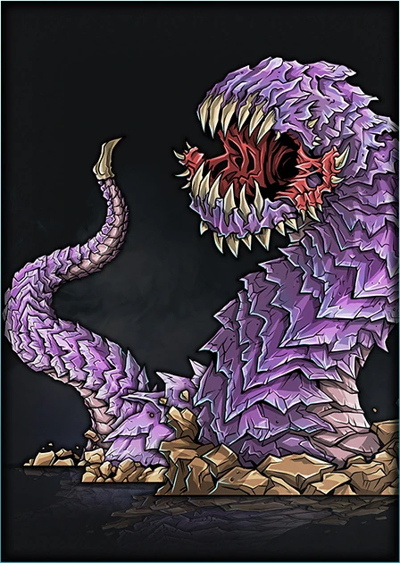 Purple Worm mini (Printable Heroes, Patreon) | Papercraft Gaming Wiki ...