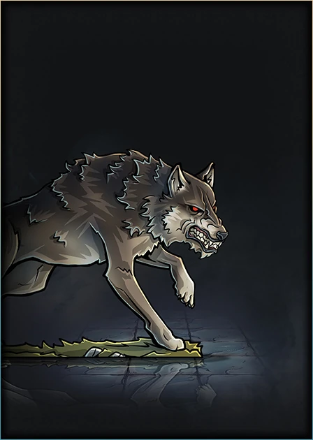 Dire Wolf mini (Printable Heroes, Patreon) | Papercraft Gaming Wiki ...