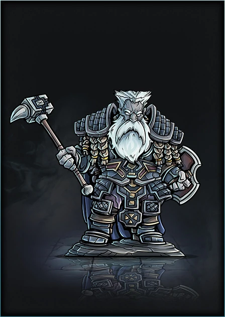 Duergar - Warrior - 01 mini (Printable Heroes, Duergar - Set 01 ...