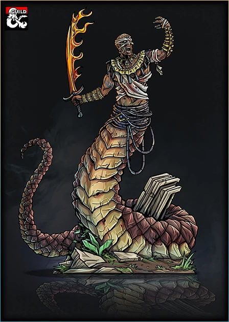 Ras Nsi mini (Printable Heroes, Patreon) | Papercraft Gaming Wiki | Fandom