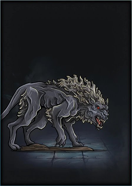 Worg mini (Printable Heroes, Patreon) | Papercraft Gaming Wiki | Fandom