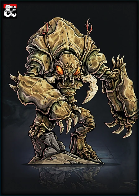 Umber Hulk mini (Printable Heroes, Patreon) | Papercraft Gaming Wiki ...