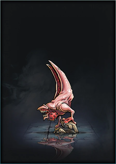 Demon - Abyssal Chicken - 01 mini (Printable Heroes, Demon - Abyssal ...