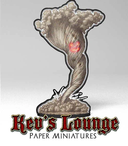 Dust Devil mini (Kev's Lounge, The Might of the Elements) | Papercraft ...