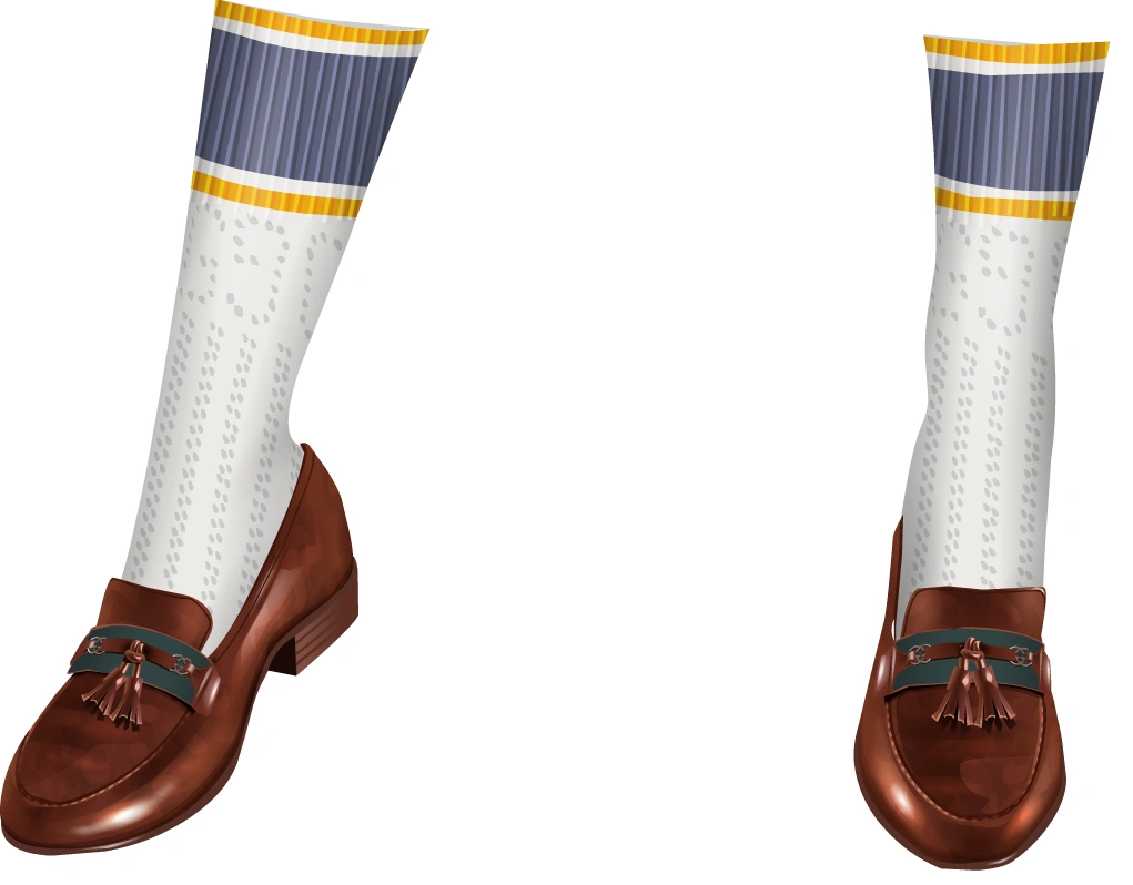 Brown leather shoes with socks | Stardoll Wiki | Fandom