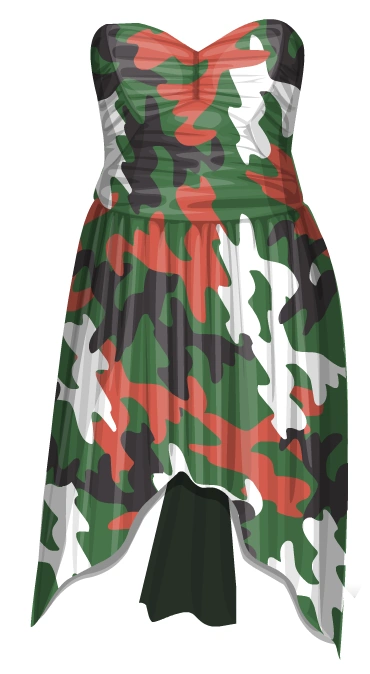 Military Print Dress | Stardoll Wiki | Fandom