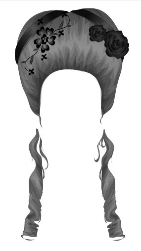 Goth Princess Wig | Stardoll Wiki | Fandom