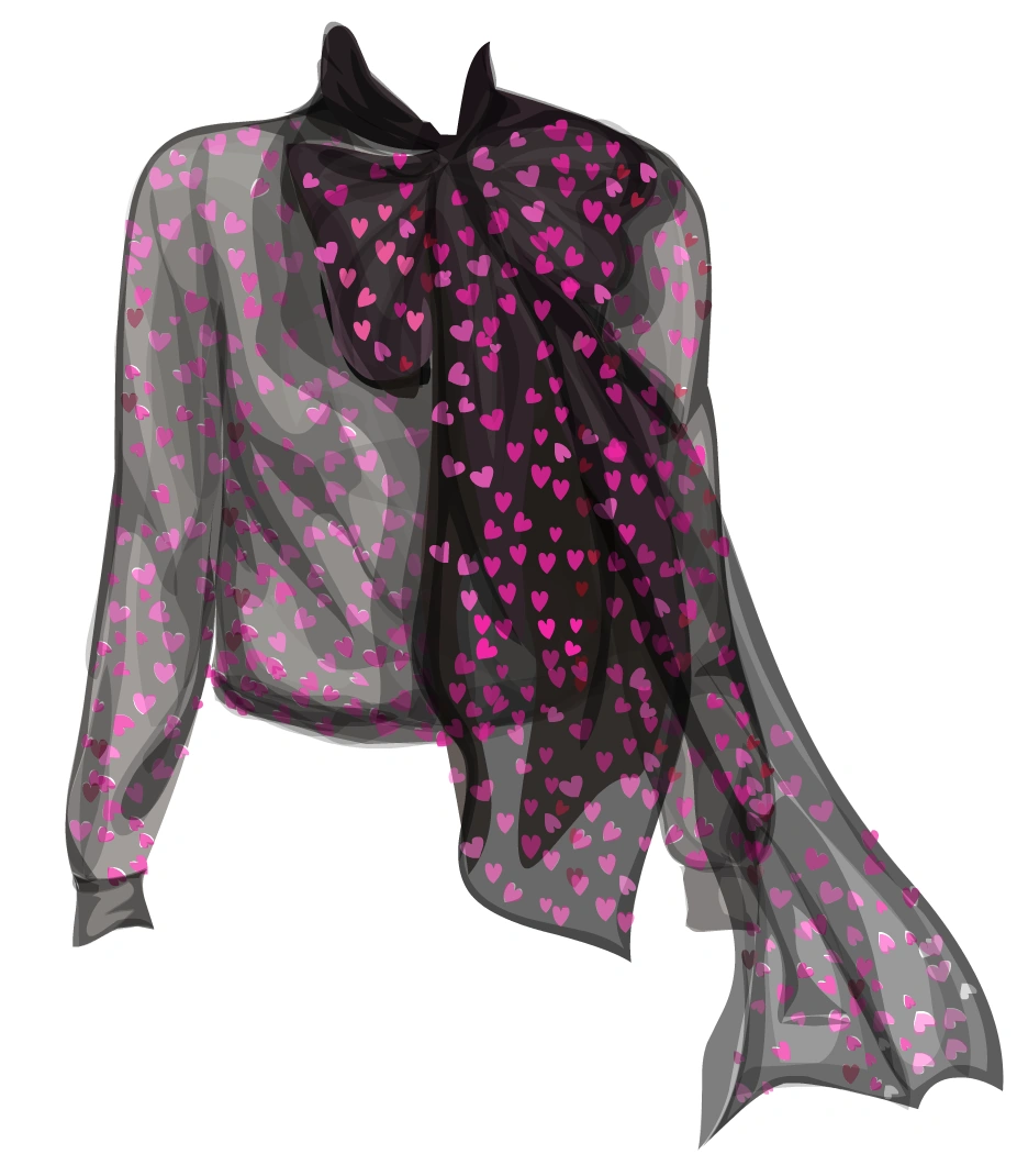 DKNY Heart Blouse | Stardoll Wiki | Fandom