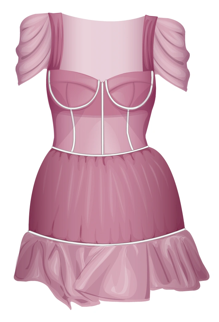 Rosy Corset Dress | Stardoll Wiki | Fandom