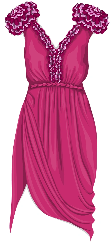 Draped Spring Party Dress | Stardoll Wiki | Fandom