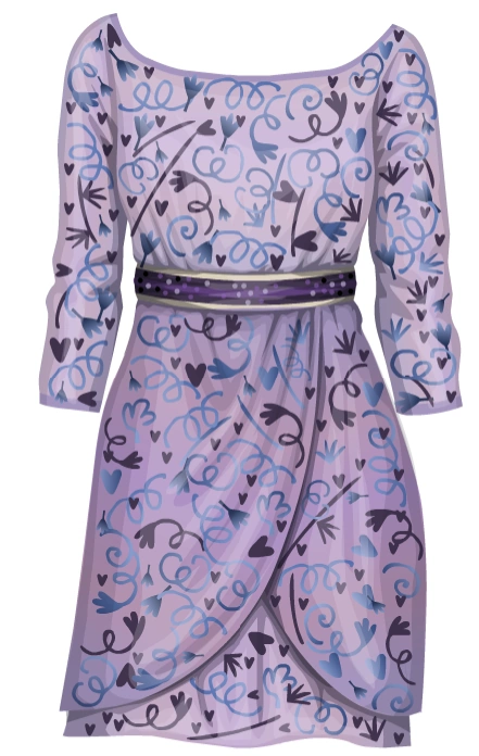 Devore Print Dress | Stardoll Wiki | Fandom