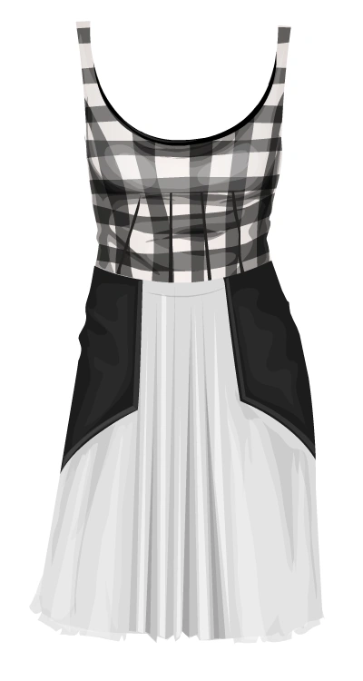 Check Bodice Dress | Stardoll Wiki | Fandom
