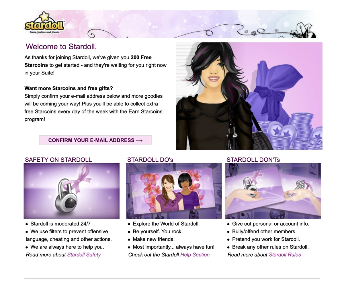 Newsletter: Welcome to Stardoll (2011) | Stardoll Wiki | Fandom