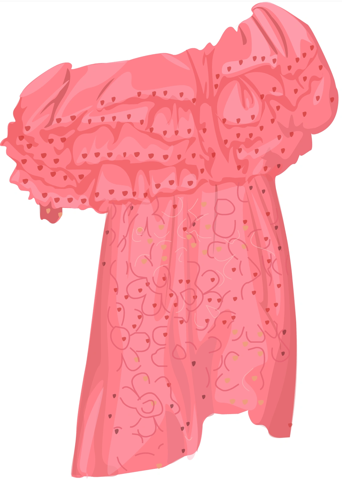 Pink Eyelet Frock | Stardoll Wiki | Fandom