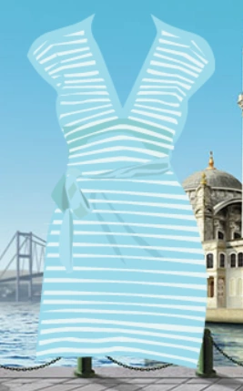 Fergie striped dress | Stardoll Wiki | Fandom