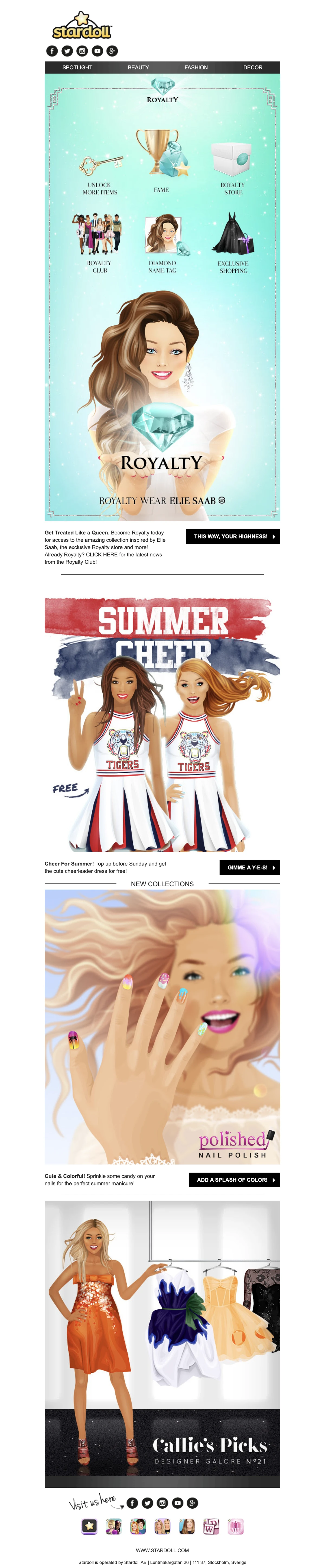 Newsletter: Join the glitterati | Stardoll Wiki | Fandom