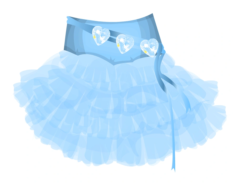 Sky Tulle Skirt | Stardoll Wiki | Fandom