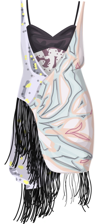 Tassle Hem Dress | Stardoll Wiki | Fandom