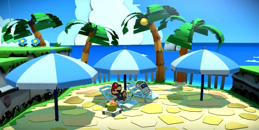 Bloo Bay Beach | Paper Mario Wiki | Fandom
