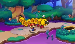 Wiggler Paper Mario Sticker Star
