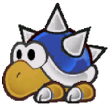 Spiny Paper Mario