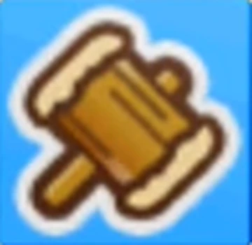 Paper Mario Sticker Star Hammer Sticker