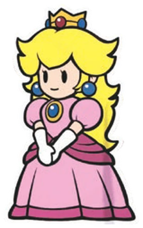 princess peach head coloring page