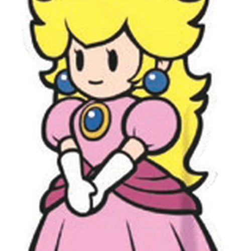 Paper Princess Peach Wedding Dress